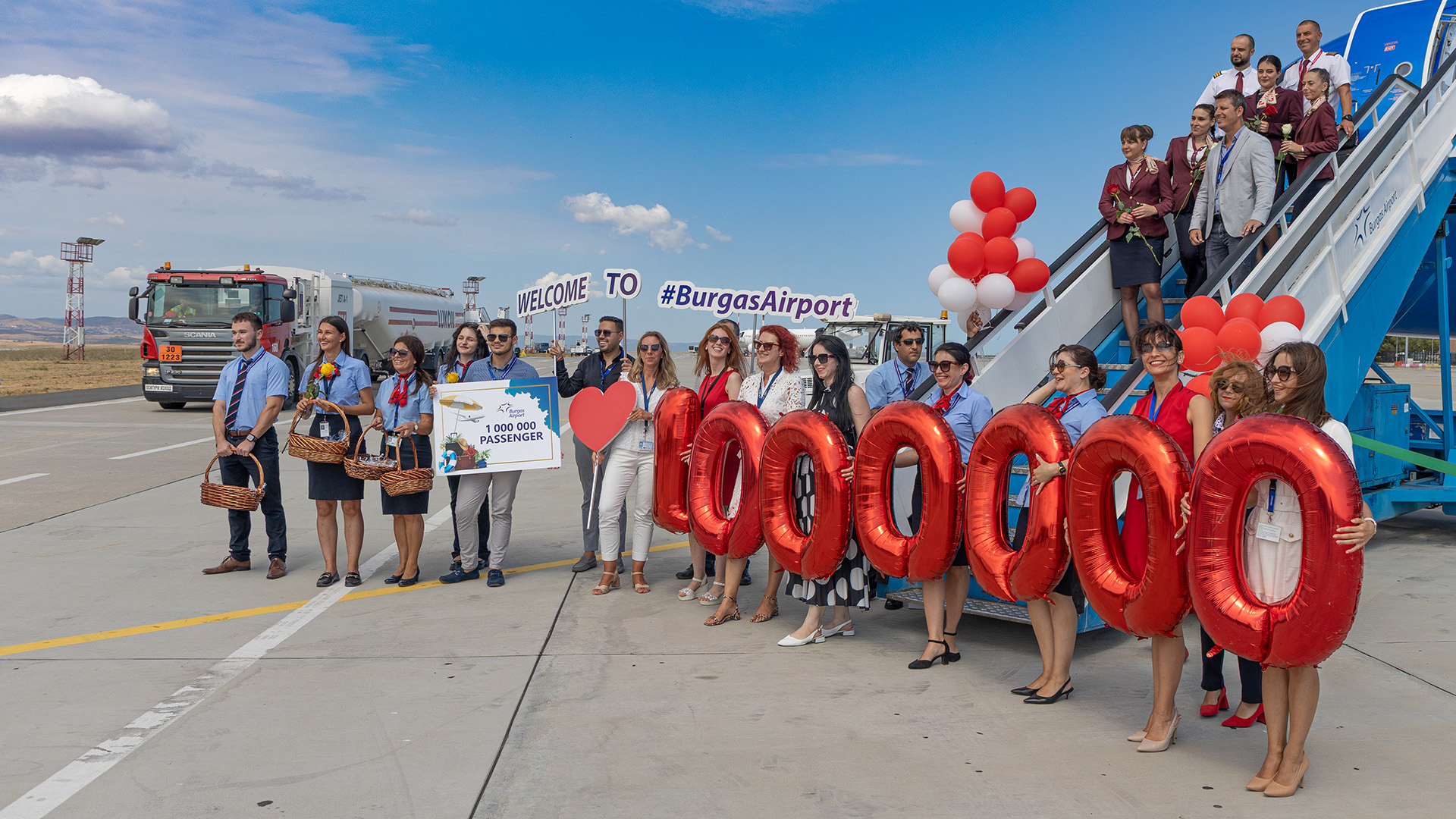 Burgas Airport welcomed its 1 millionth passenger in 2025